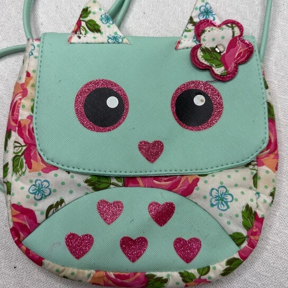 Laura Ashley | Accessories | Laura Ashley Girls Owl Purse Crossbody Bag ...